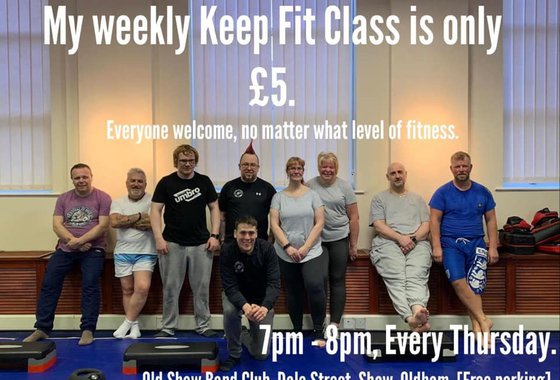 Weekly Keep Fit Class at the Old Shaw Band Club - All About Oldham